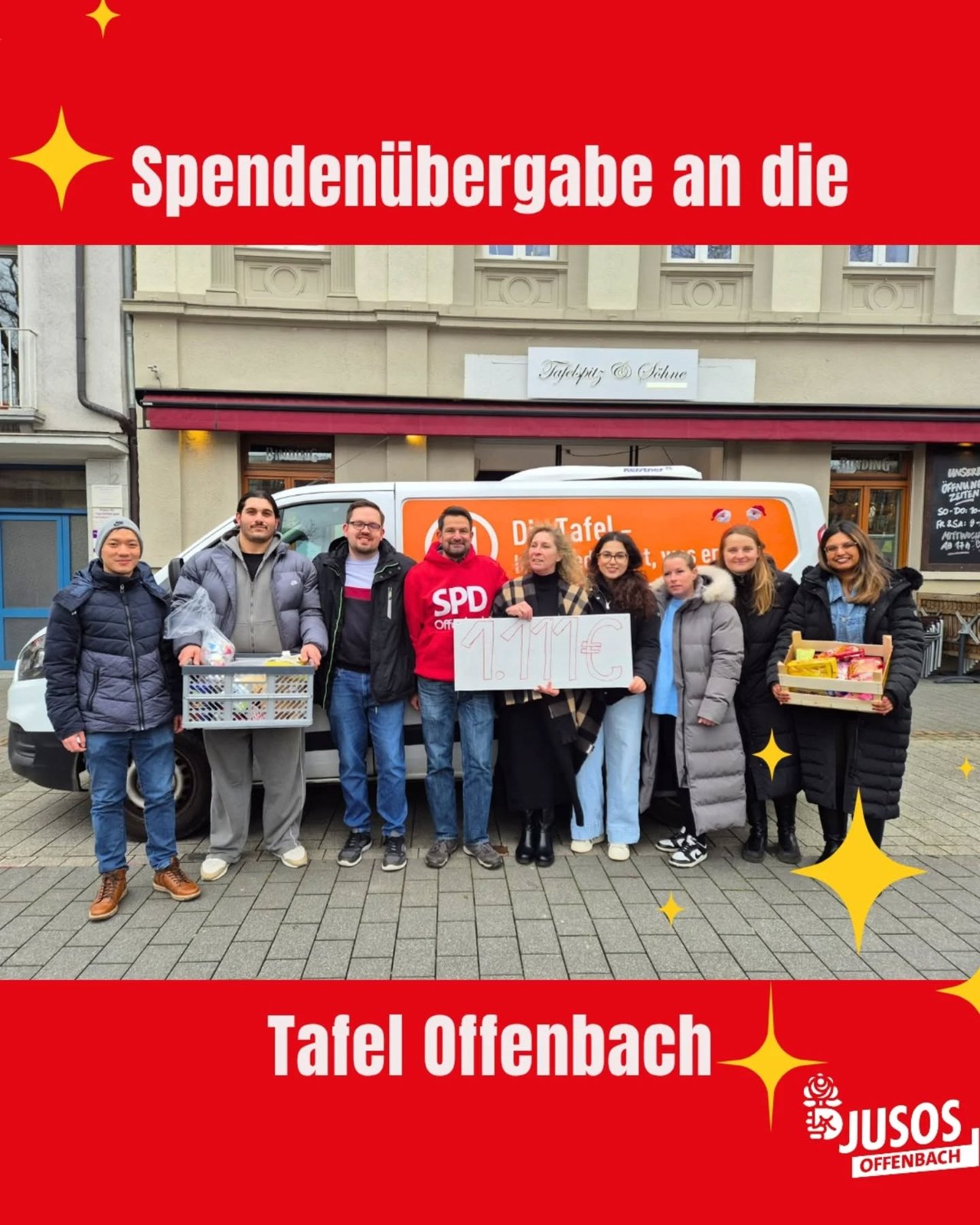 Spendenübergabe an die Tafel Offenbach - SPD Offenbach am Main